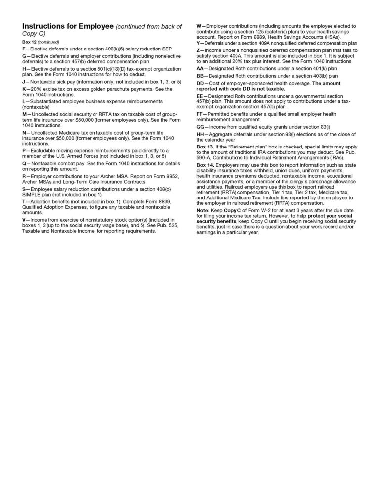 W-2 Form 2022 - A Complete Guide To Wage And Tax Statements