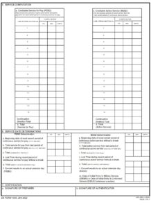 DA Form 1506 - Statement Of Service | Free Online Forms