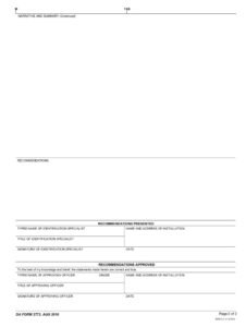 DA Form 2773 - Statement Of Identification | Free Online Forms