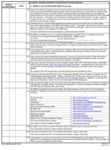 DA Form 5893 - Soldier`S Medical Evaluation Board/Physical Evaluation ...