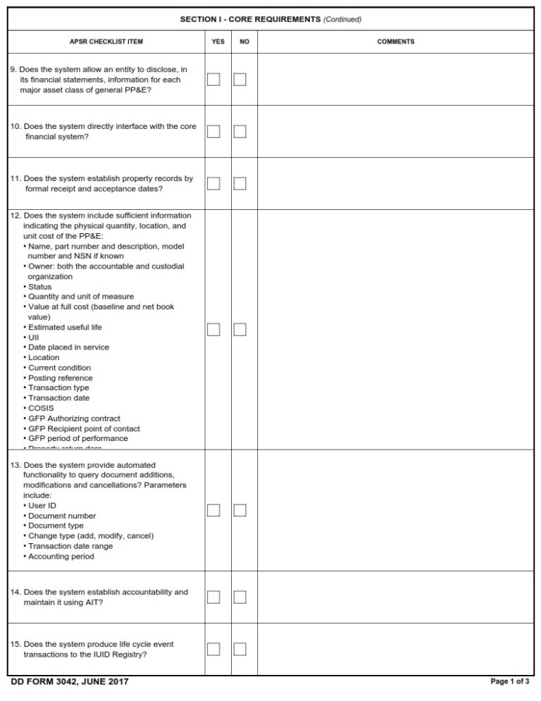 DD Form 3042 - Page 2 | Free Online Forms